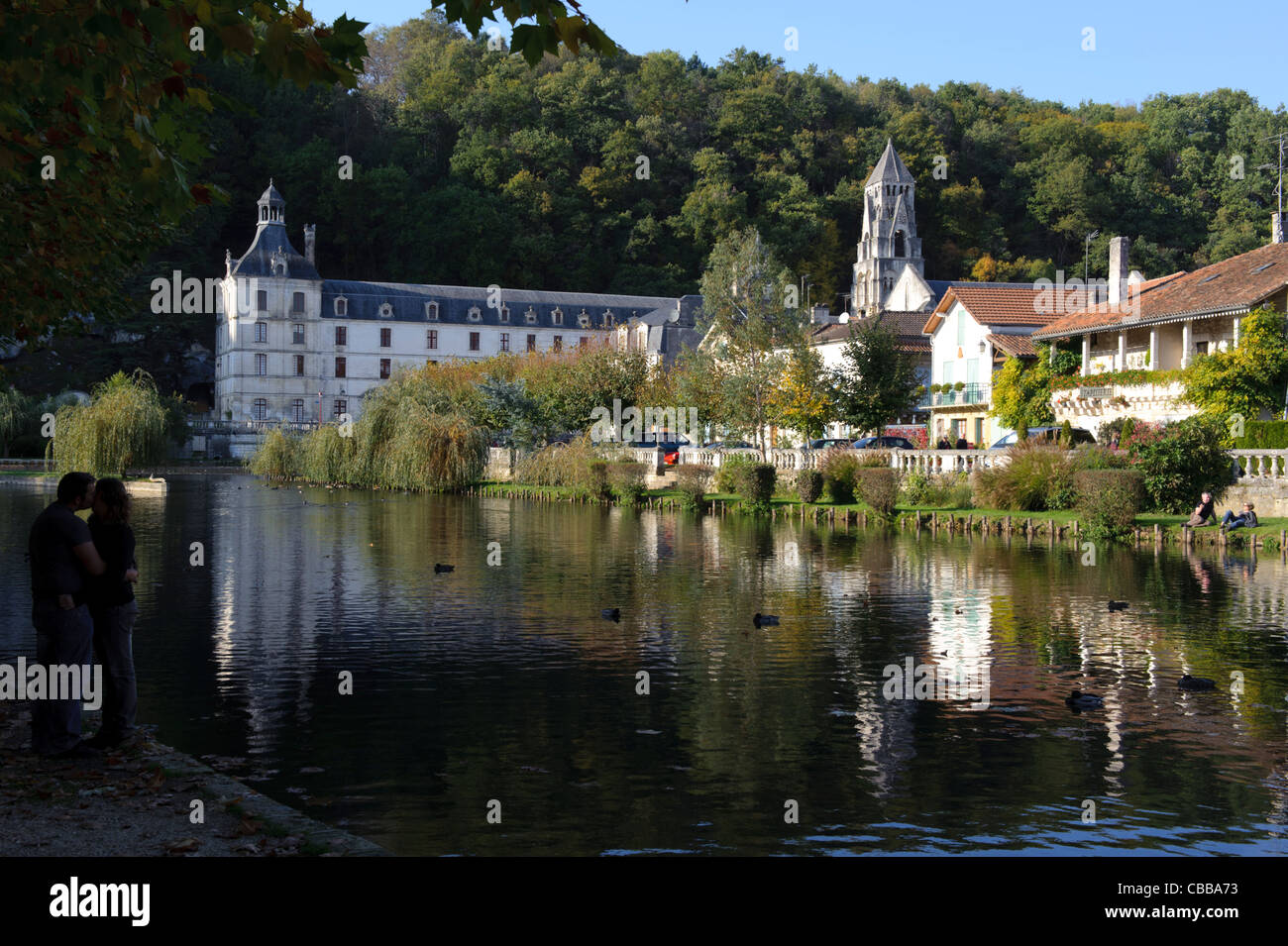 Brantome cathedral hi-res stock photography and images - Alamy