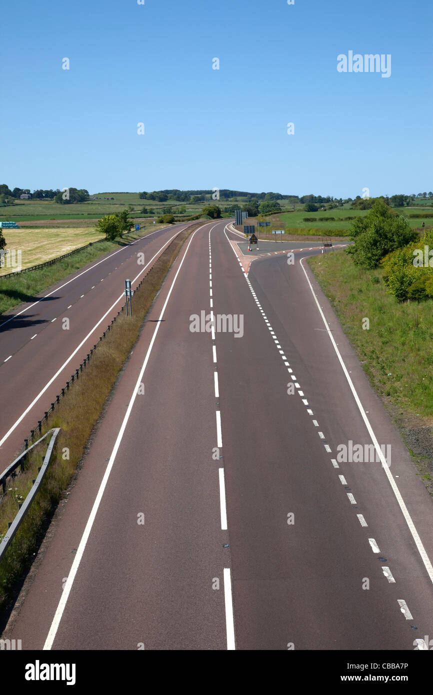 England, Empty Motorway Stock Photo - Alamy