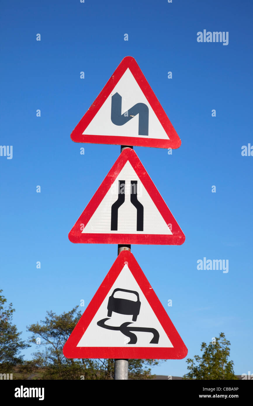 England, Road Sign Stock Photo - Alamy