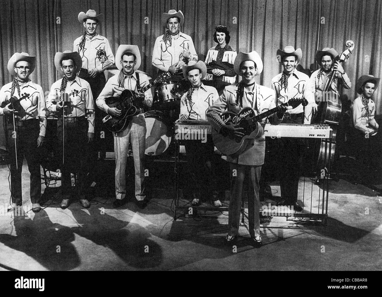 HANK THOMPSON (1925-2007) US Country musician with the Brazos Valley ...