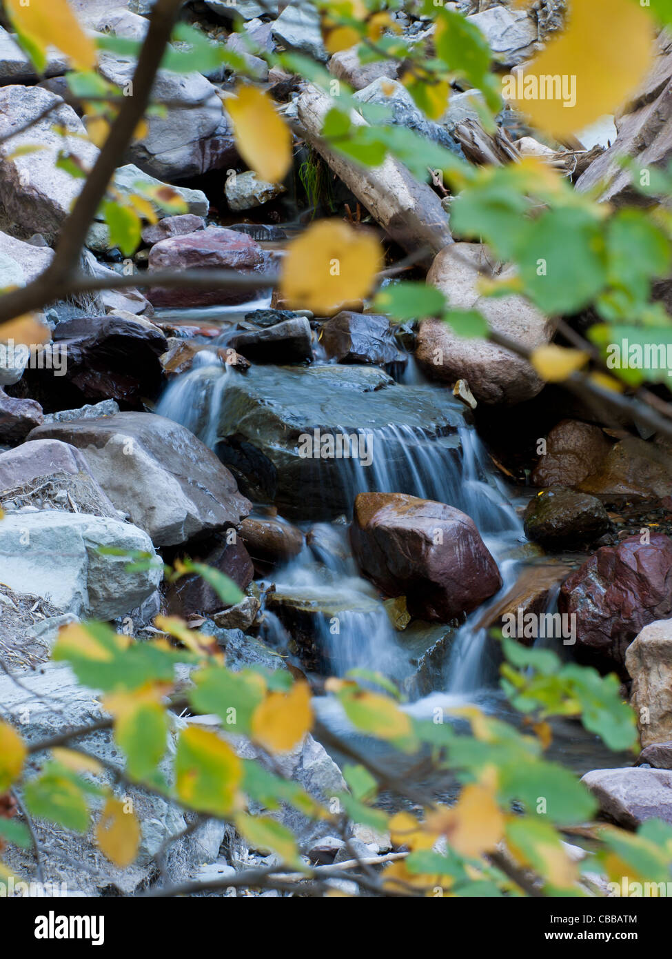 Waterfall in Ouray, Colorado Stock Photo - Alamy