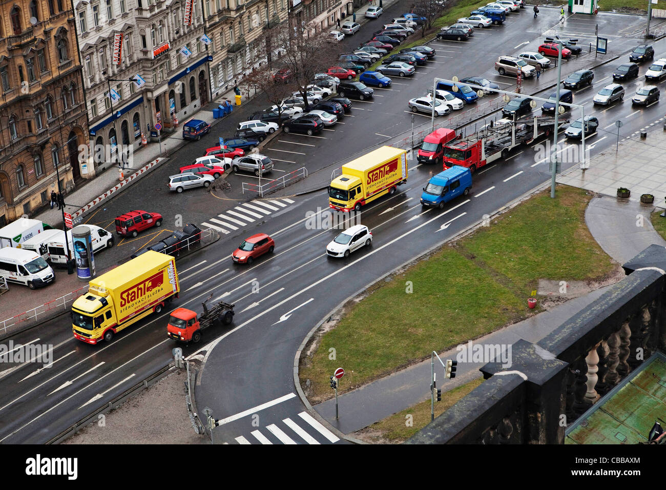 The Prague's Highway at the National Museum in Prague, Czech Republic ...