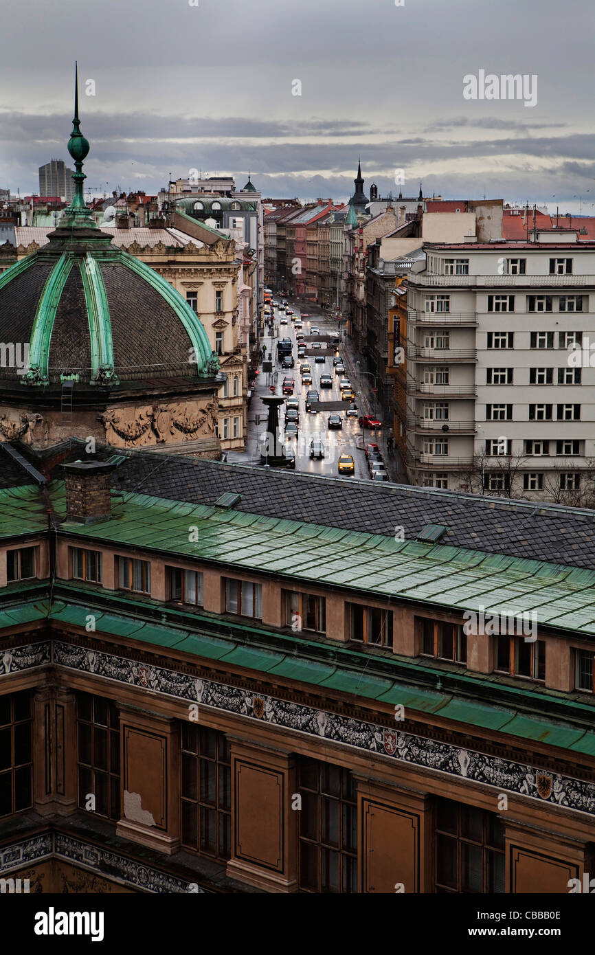 The roof of the National Museum in Prague, Czech Republic, January 14 ...