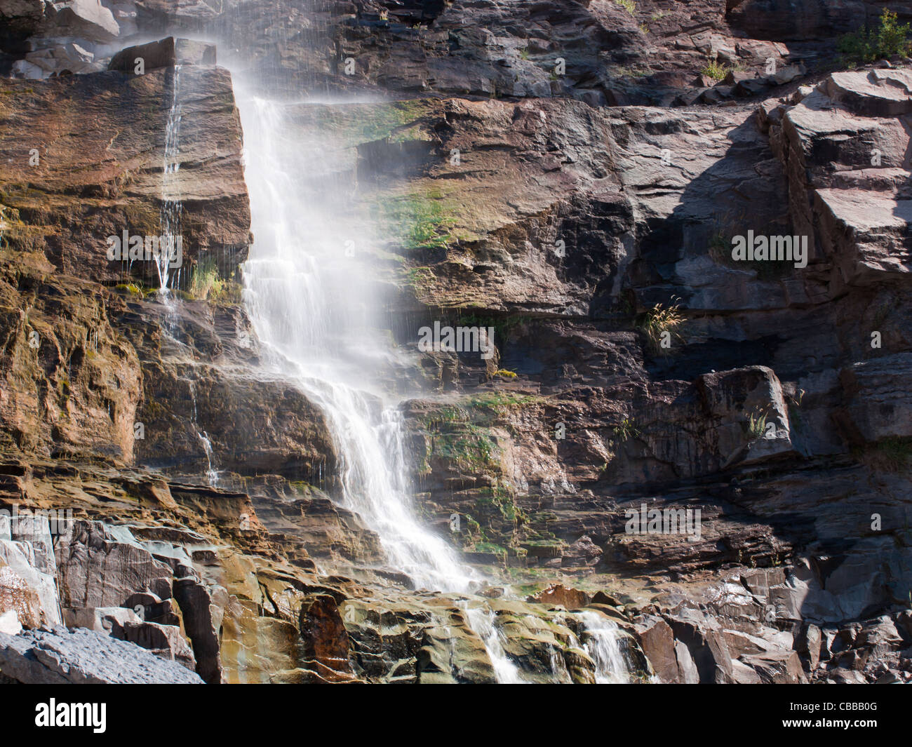 Waterfall in Ouray, Colorado Stock Photo - Alamy