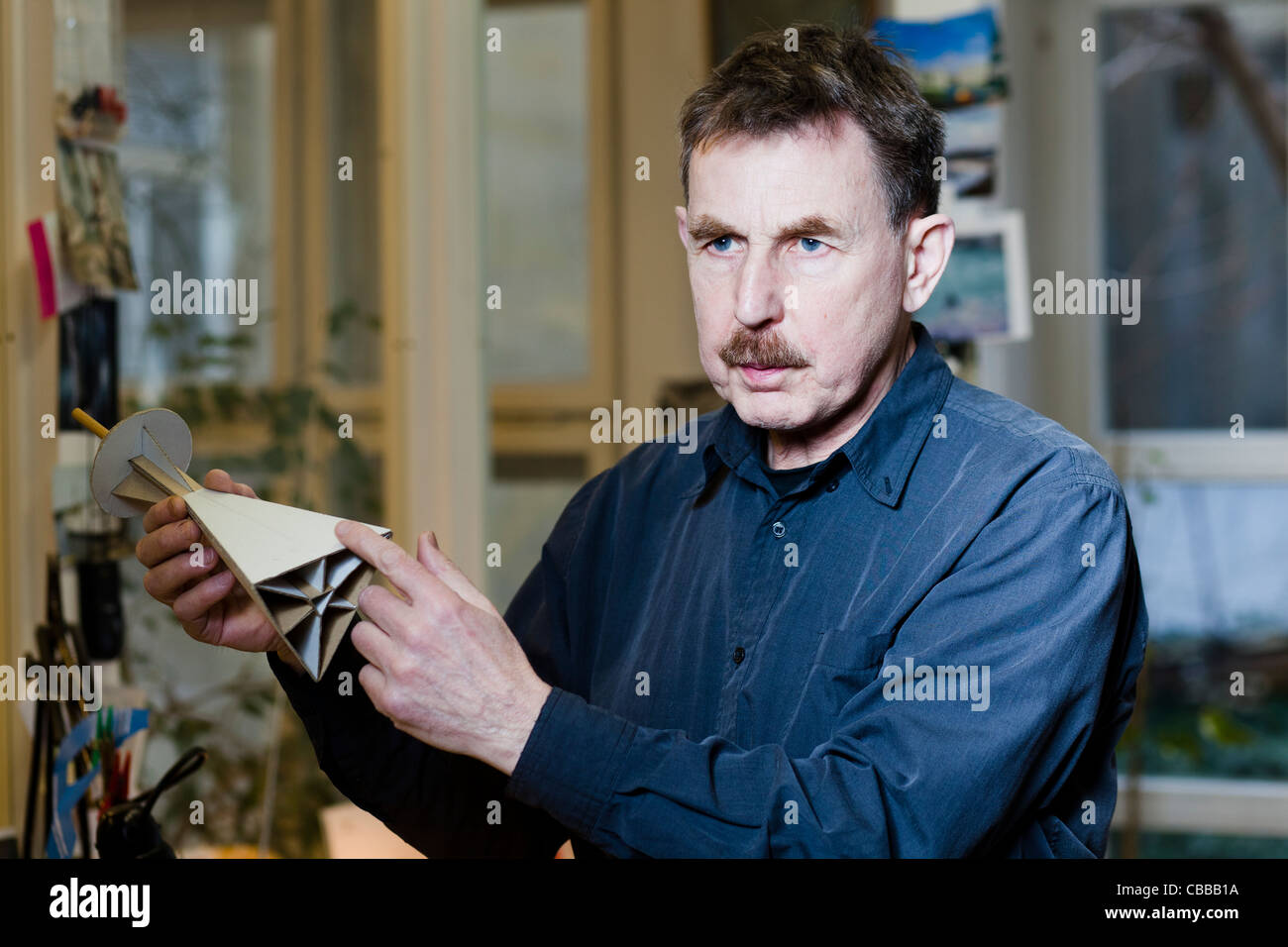 Czech architect of Croatian origin Vlado Milunic poses with ...
