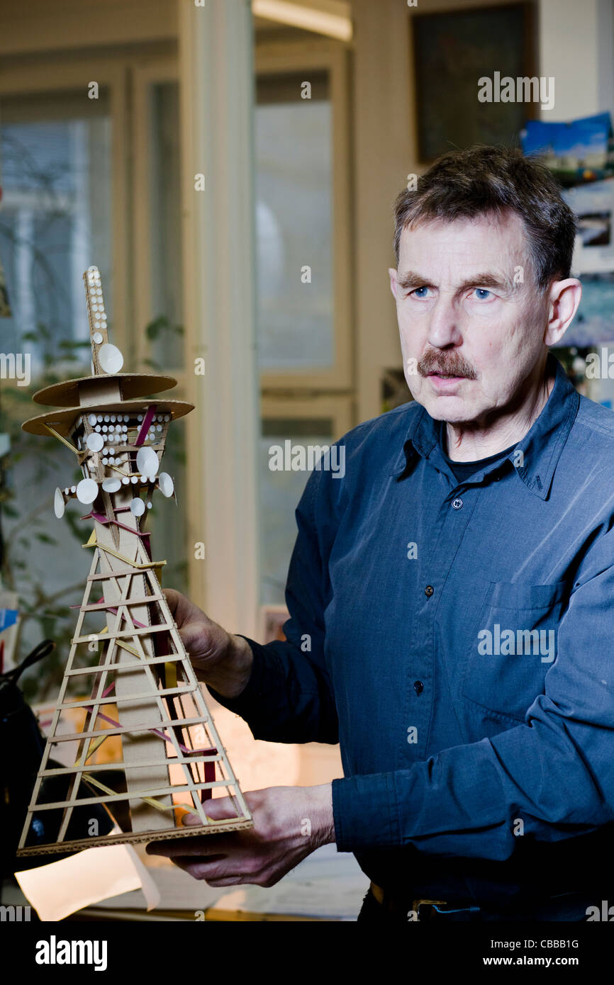 Czech architect of Croatian origin Vlado Milunic poses with ...