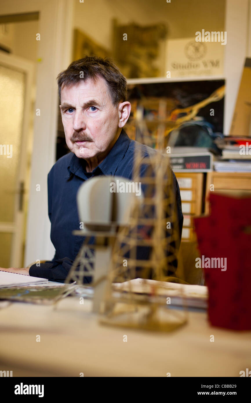 Czech architect of Croatian origin Vlado Milunic poses with ...