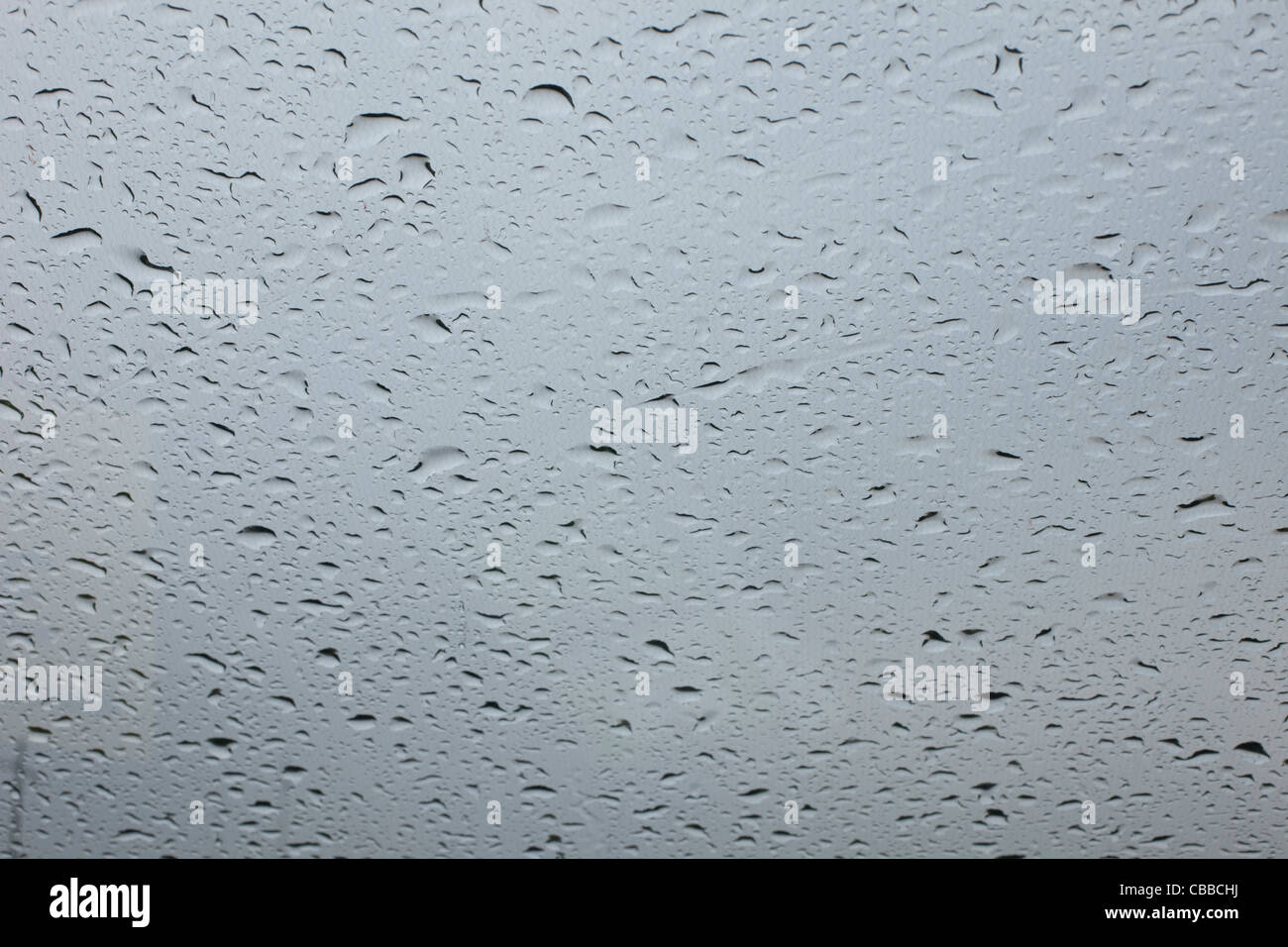Raindrops on Car Window Stock Photo - Alamy
