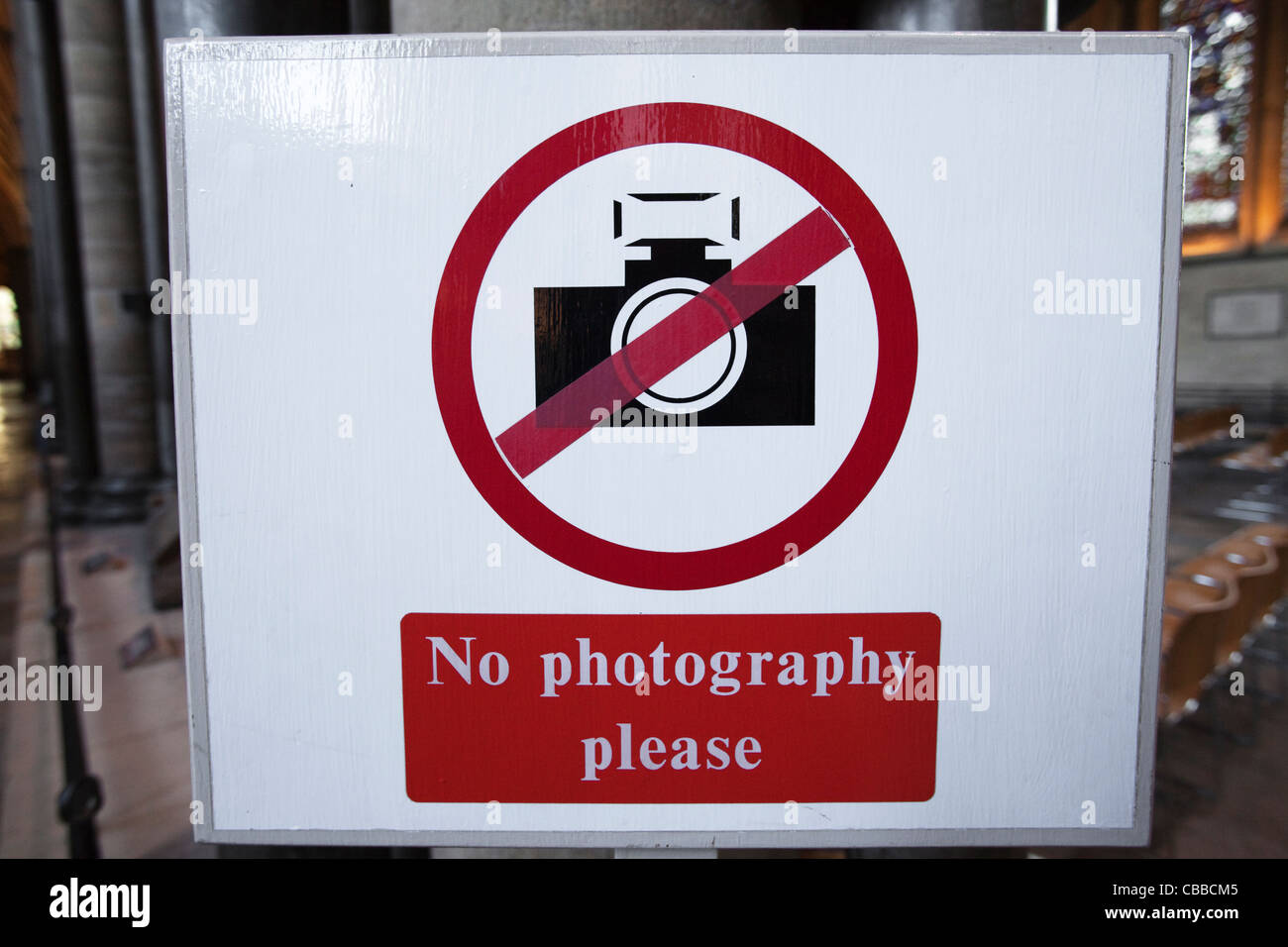 "No Photography" Sign Stock Photo - Alamy