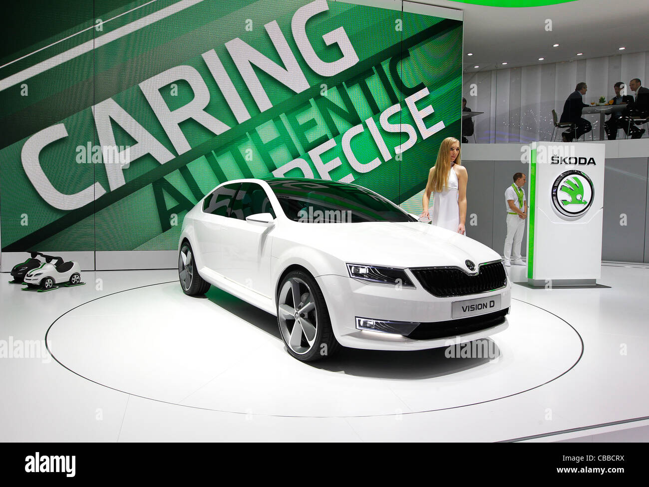 Concept car Skoda Vision-D, designed by Skoda Chief designer Jozef ...