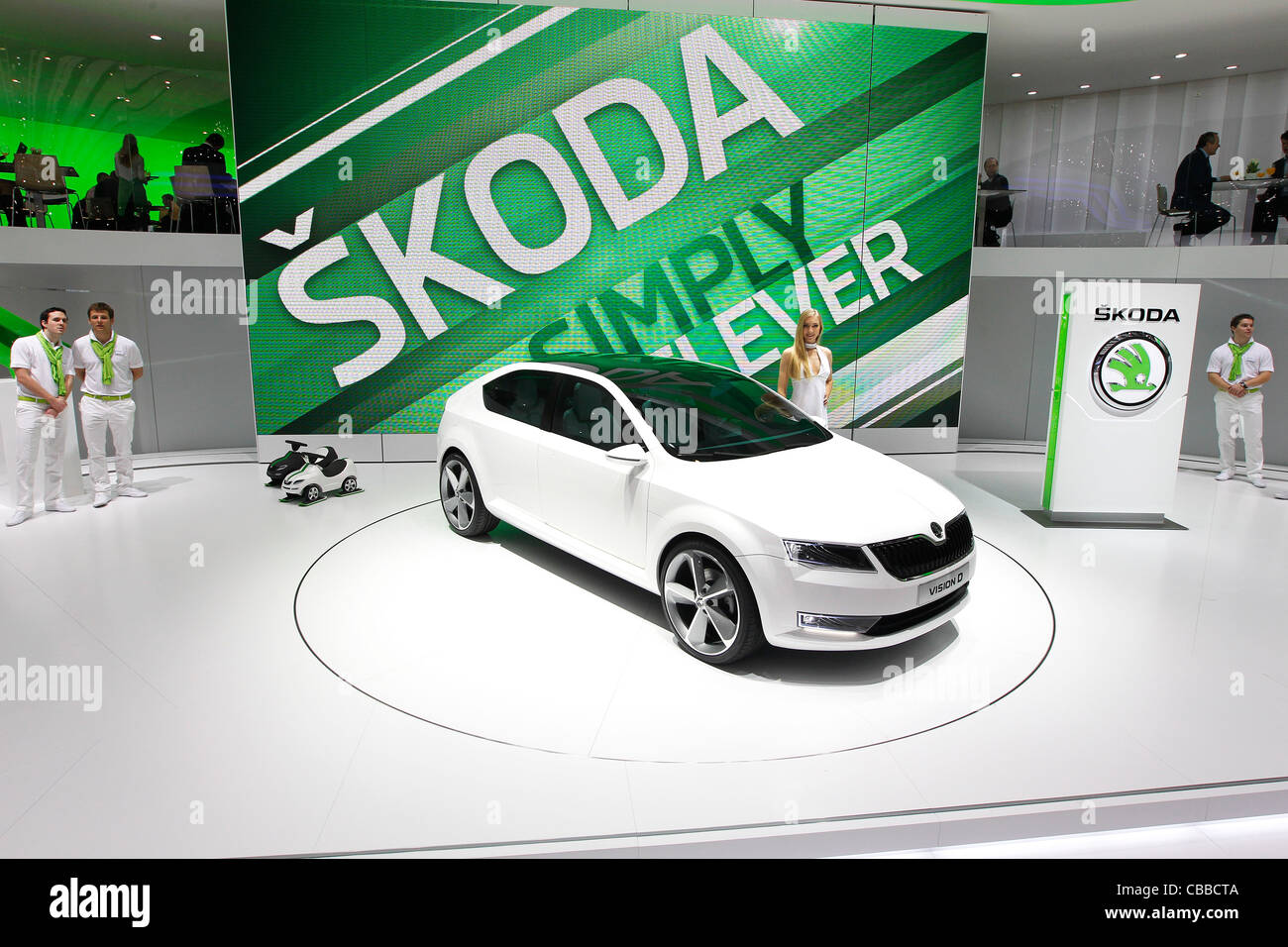 Concept car Skoda Vision-D, designed by Skoda Chief designer Jozef ...