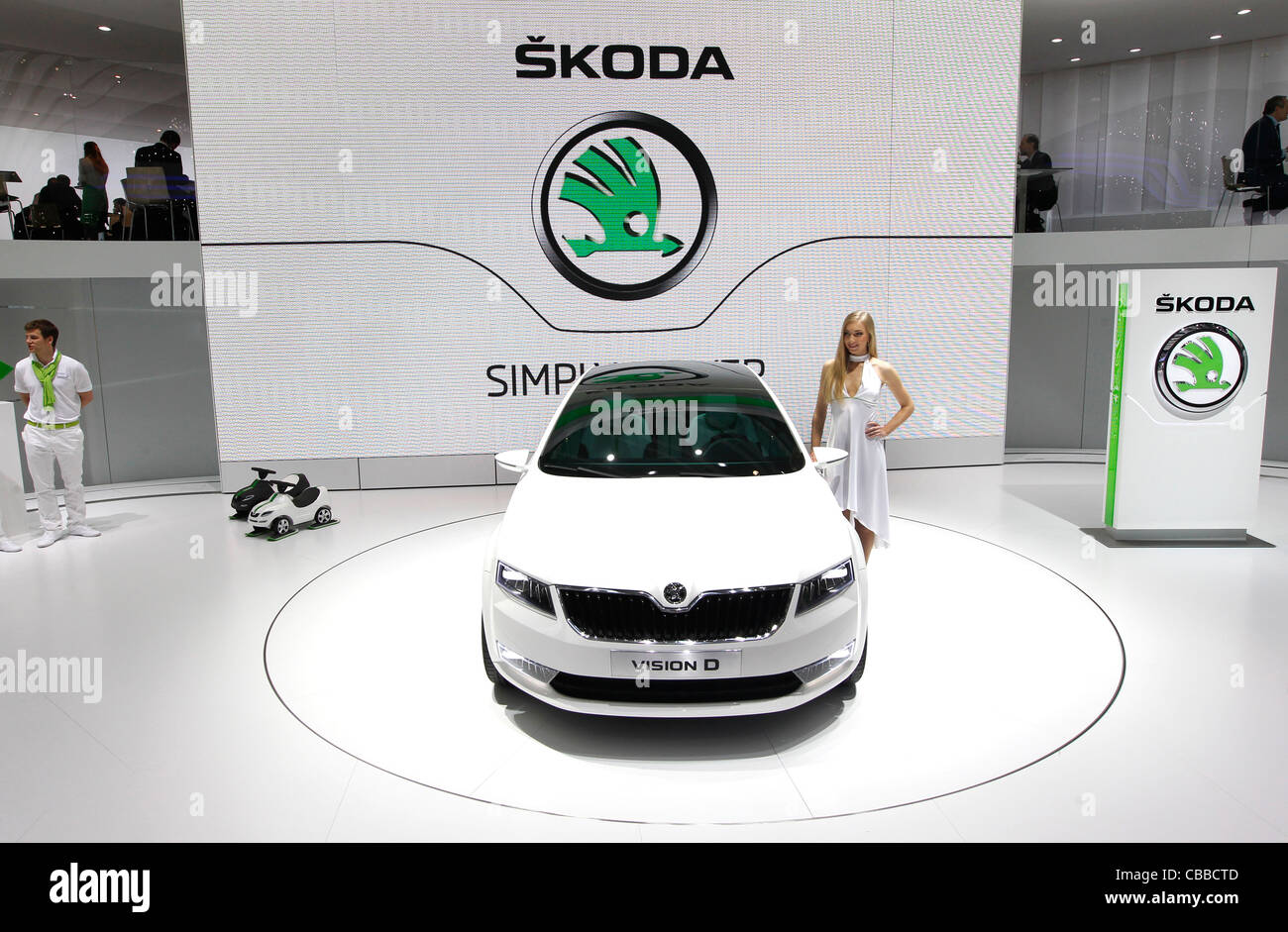 Concept car Skoda Vision-D, designed by Skoda Chief designer Jozef ...