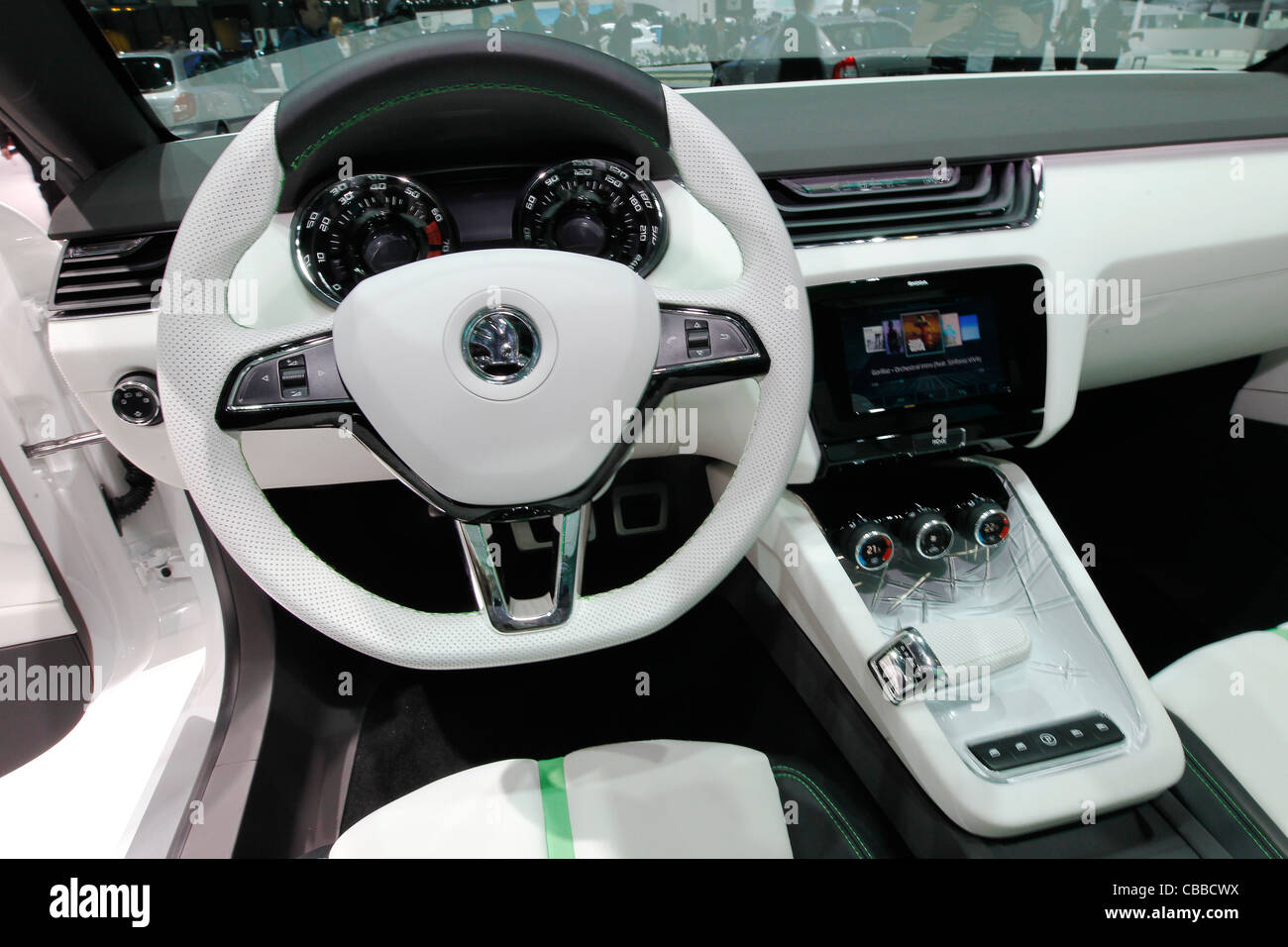 Concept car Skoda Vision-D, designed by Skoda Chief designer Jozef ...