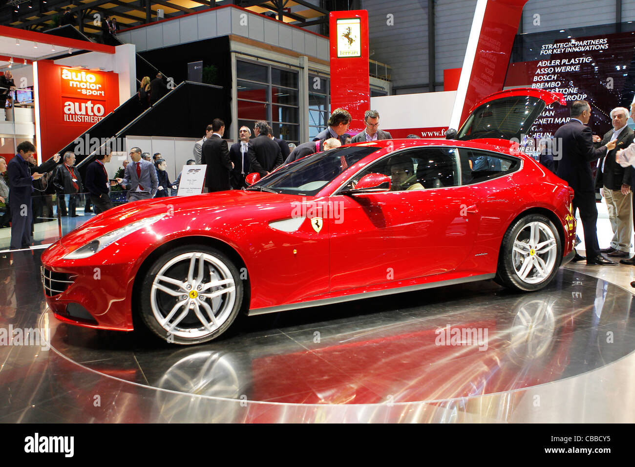 Ferrari FF, on the 81st. International Motor Show in Geneva ...