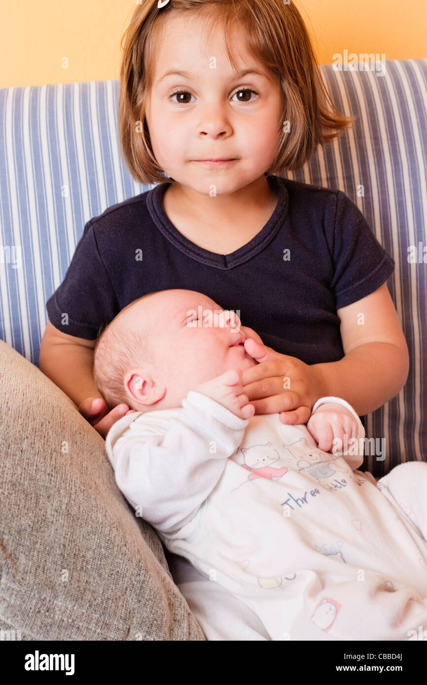 child, children, baby, girl, sister, sibling, family Stock Photo - Alamy