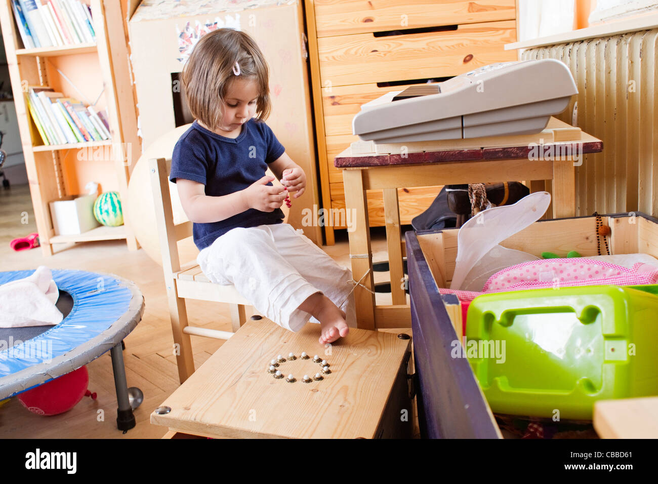 child, baby, girl, childhood, keyboard, keys, key lever Stock Photo - Alamy