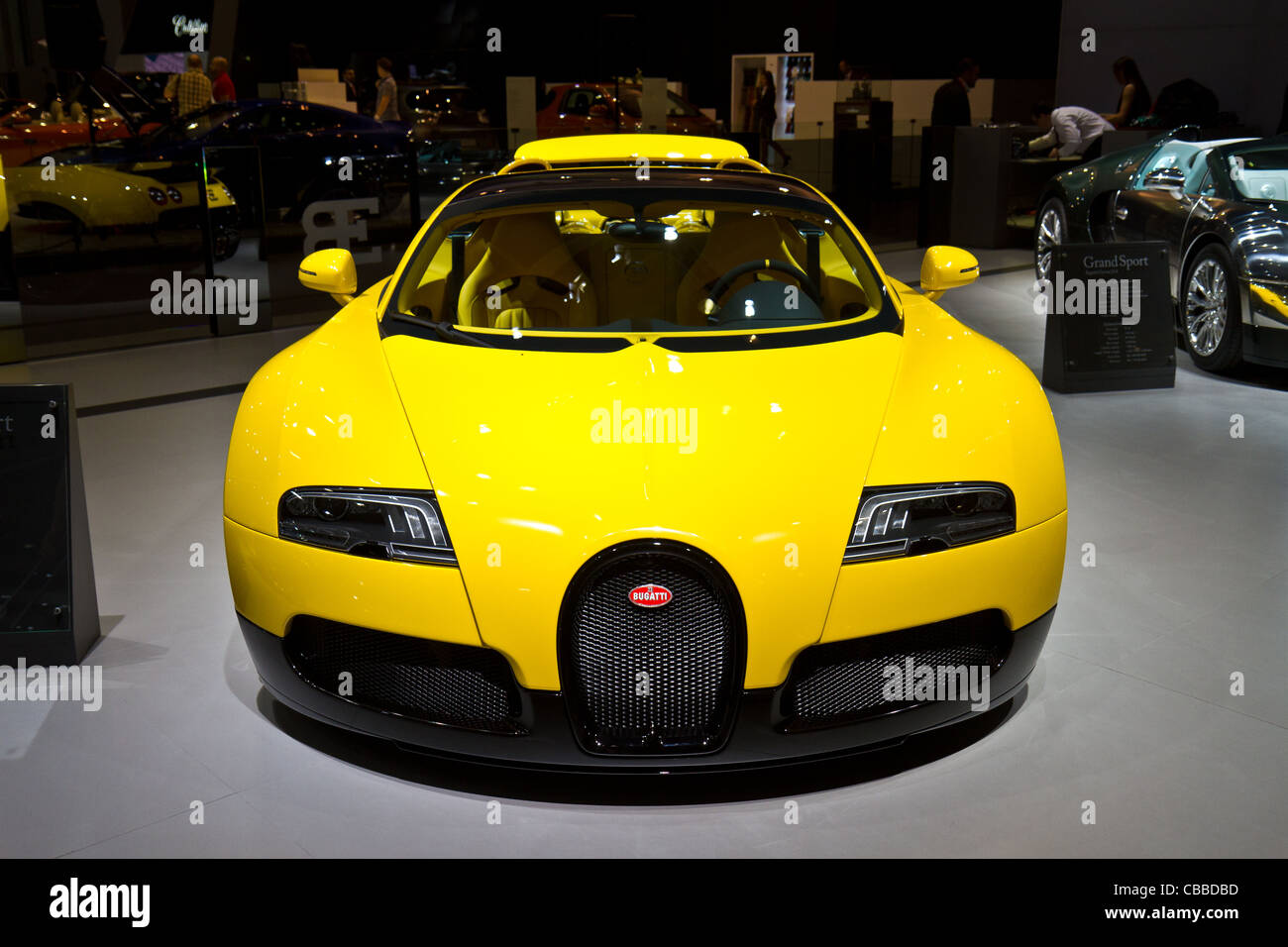 Bugatti Veyron Super Sport Black And Yellow