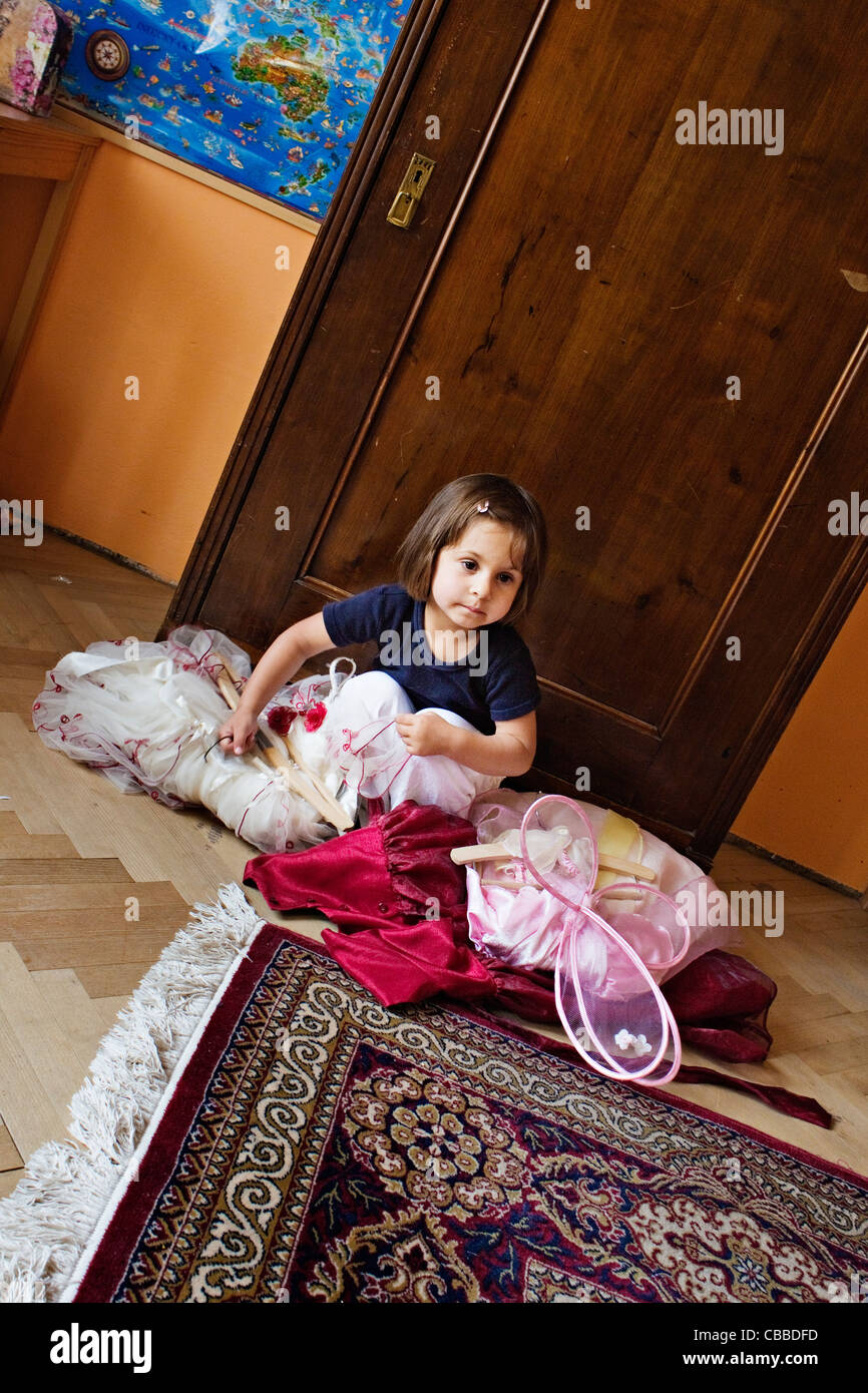 child, baby, girl, childhood, dress, room, fashion Stock Photo - Alamy