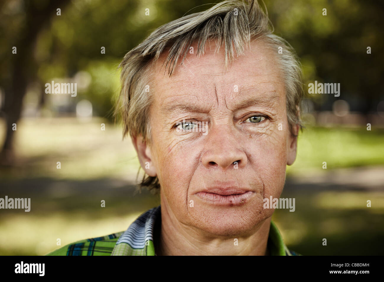 Homeless old woman hi-res stock photography and images - Alamy