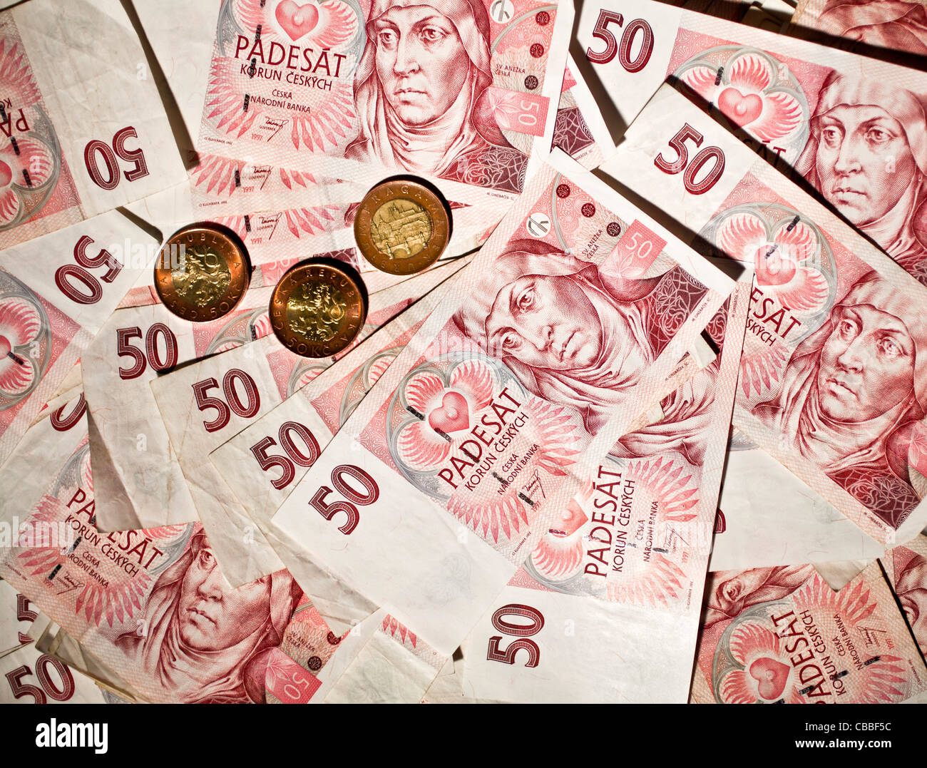 50 czk banknote hi-res stock photography and images - Alamy