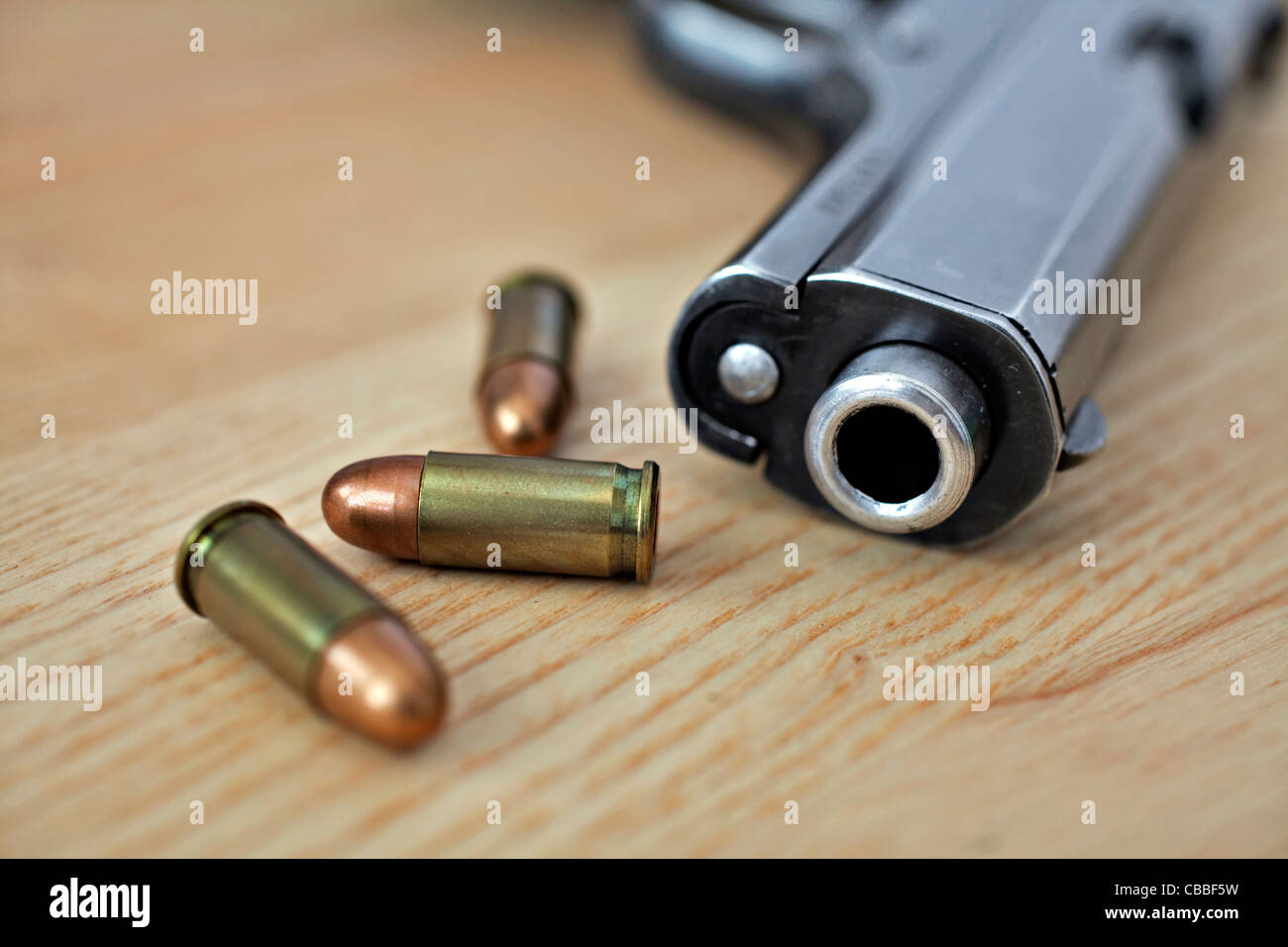 Gun, pistol, caliber, calibre, gauge 7,65, bullets. (CTK Photo/Josef ...