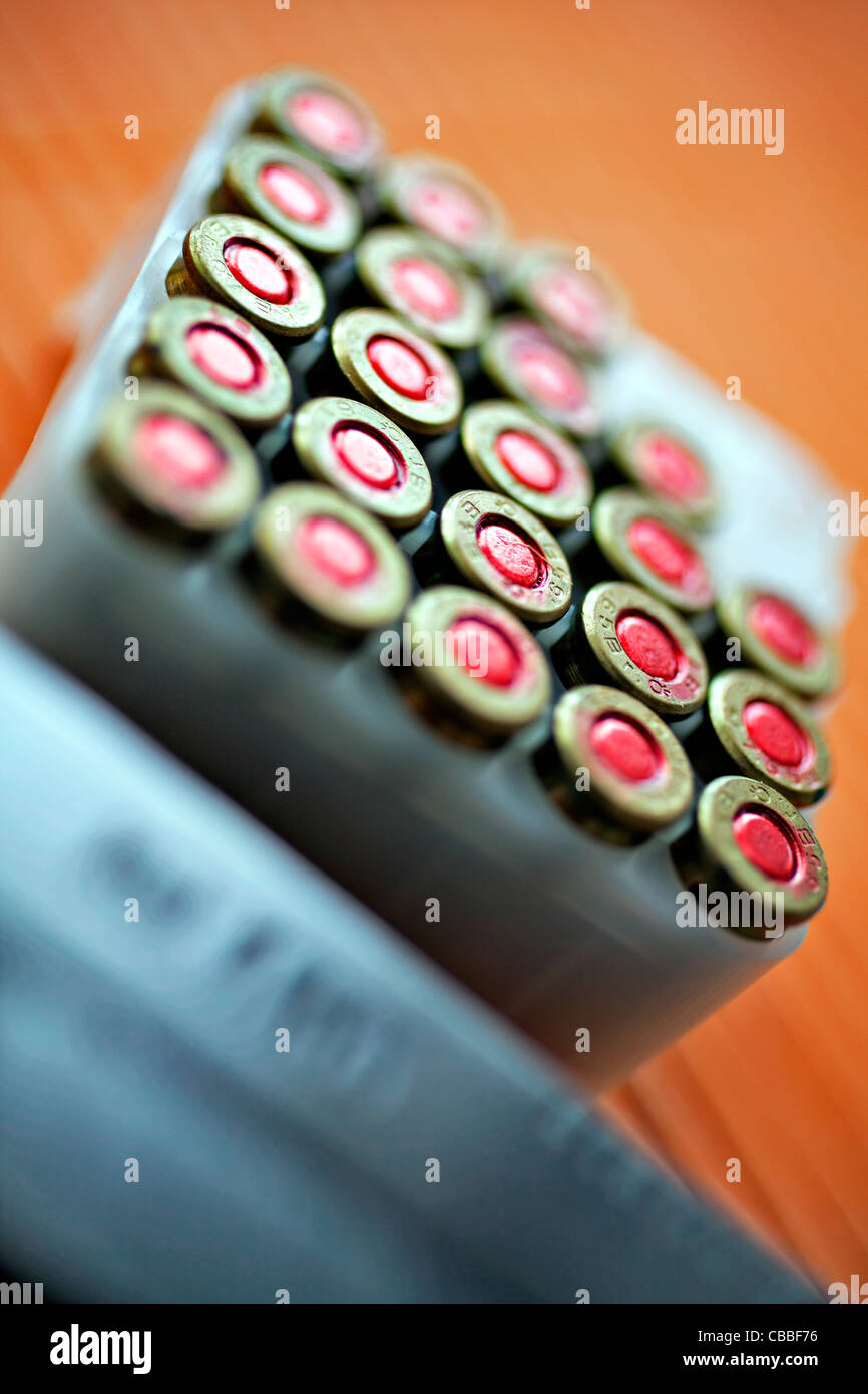 Gun, pistol, caliber, calibre, gauge 7,65, bullets. (CTK Photo/Josef ...