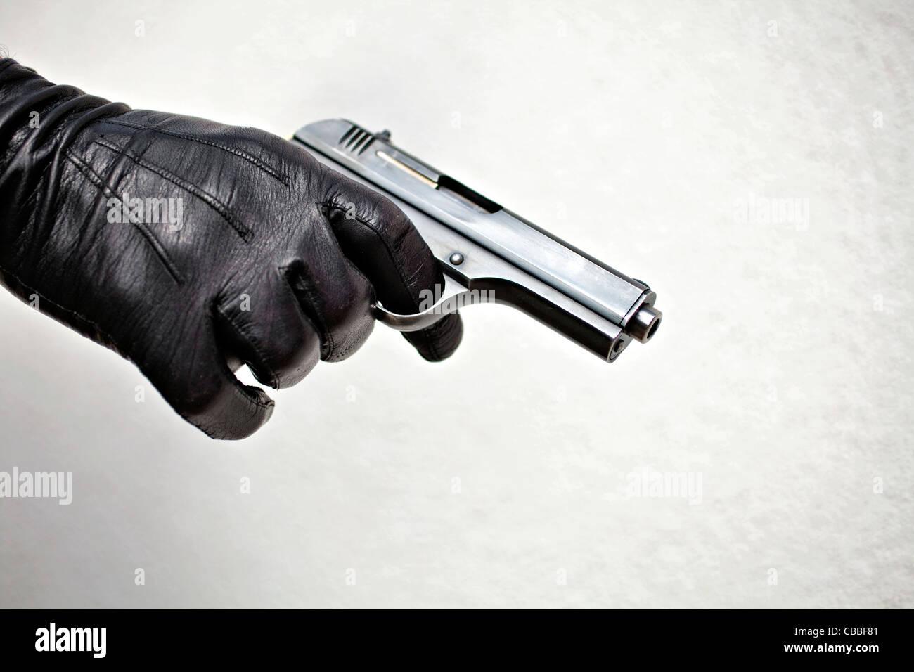 Pointed gun, pistol, caliber, calibre, gauge 7,65. (CTK Photo/Josef ...