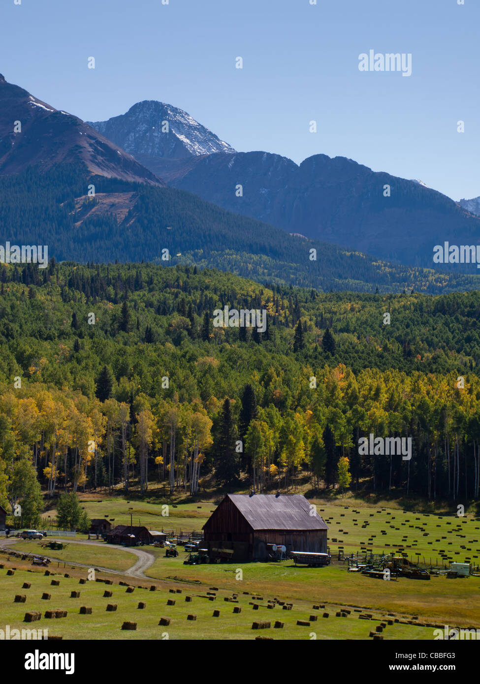 Forgotten farm in autumn Stock Photo - Alamy