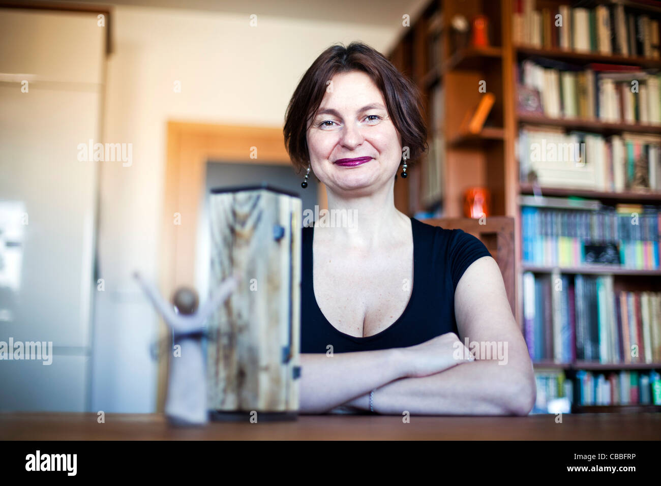 Czech novelist Radka Denemarkova, first holder of Usedomer Literary ...