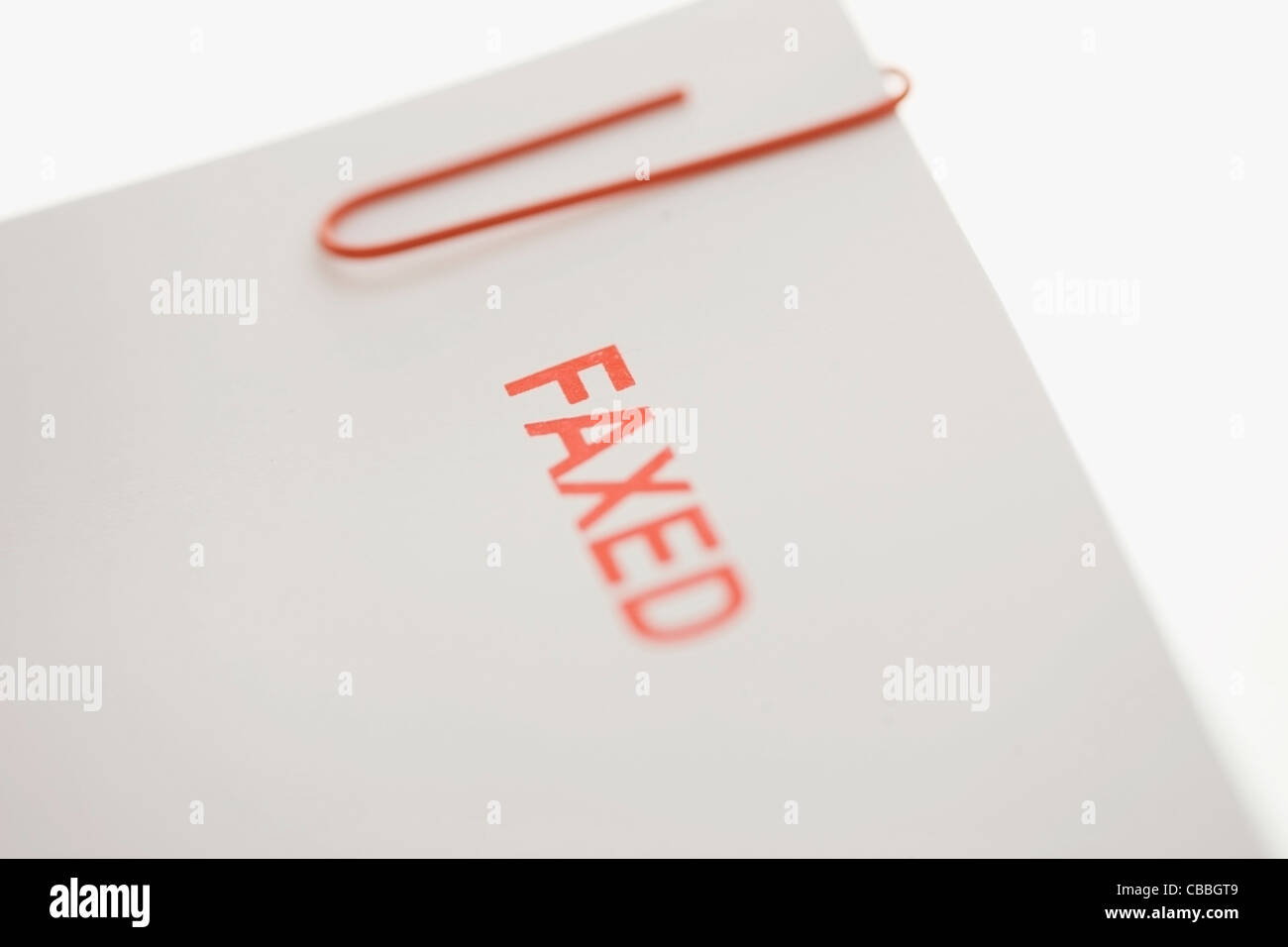 Faxed hi-res stock photography and images - Alamy