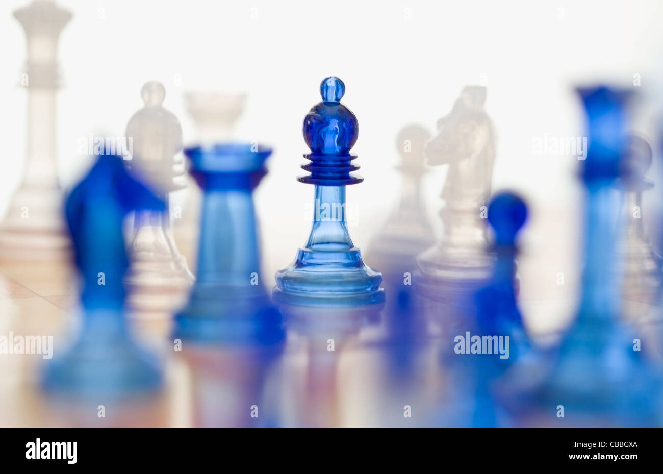 Close up of chess pieces Stock Photo - Alamy