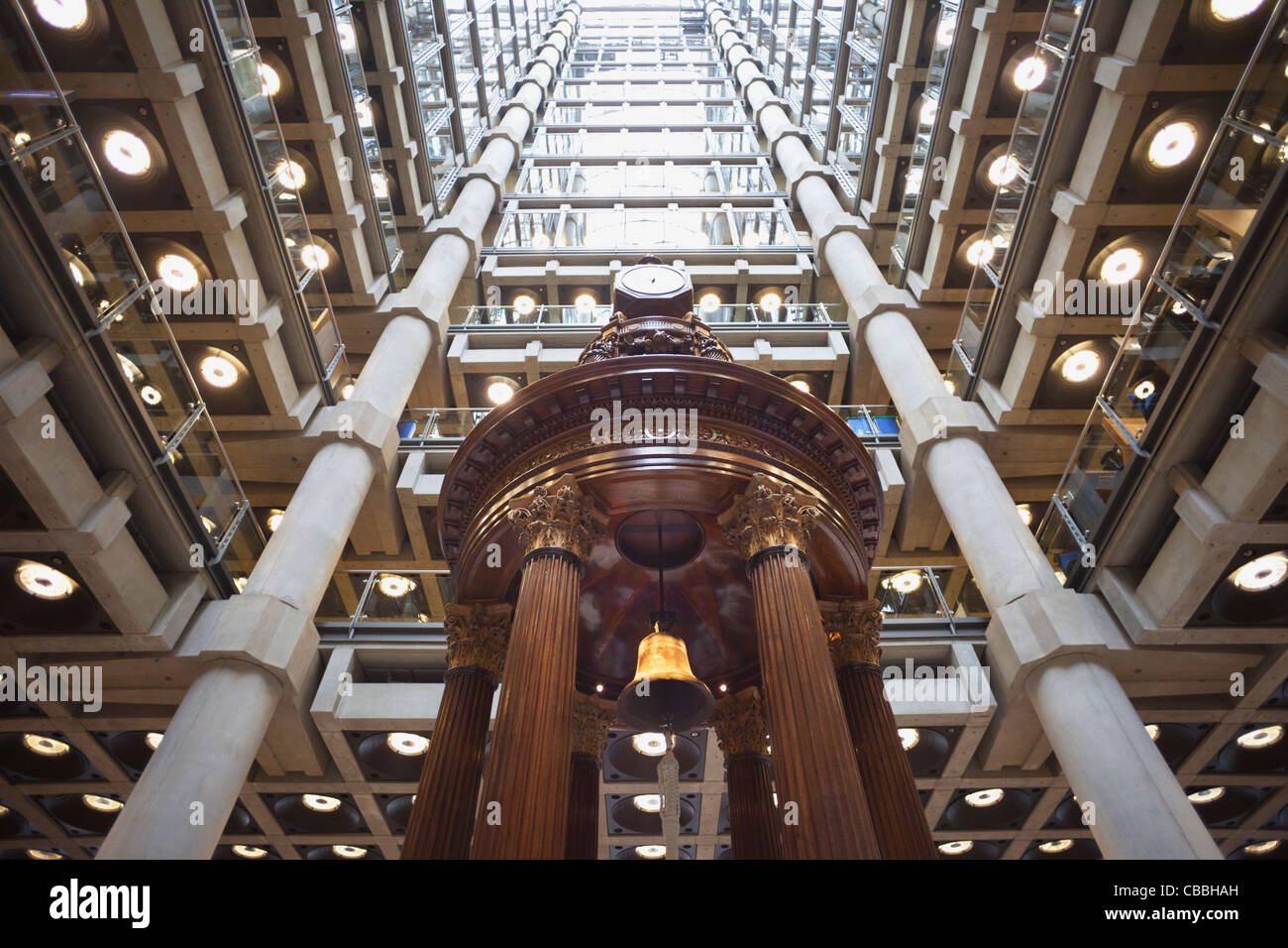 England, London, City of London, Lloyds Insurance Building, The Lutine ...