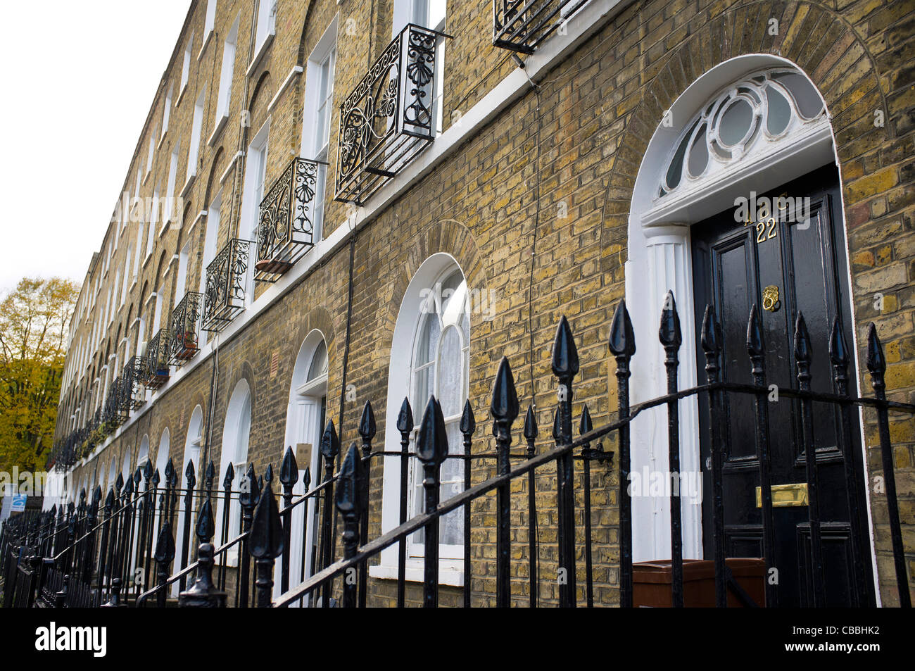 Georgian iron railings hi-res stock photography and images - Alamy
