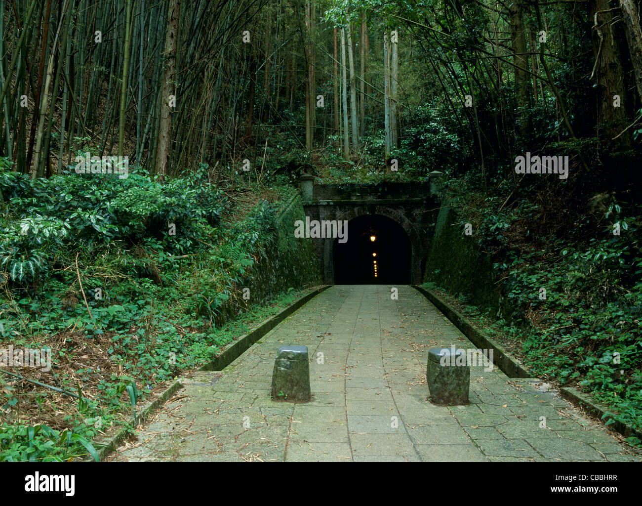 Tunnel of Utsunoya Pass, Utsunoya, Shizuoka, Shizuoka, Japan Stock ...
