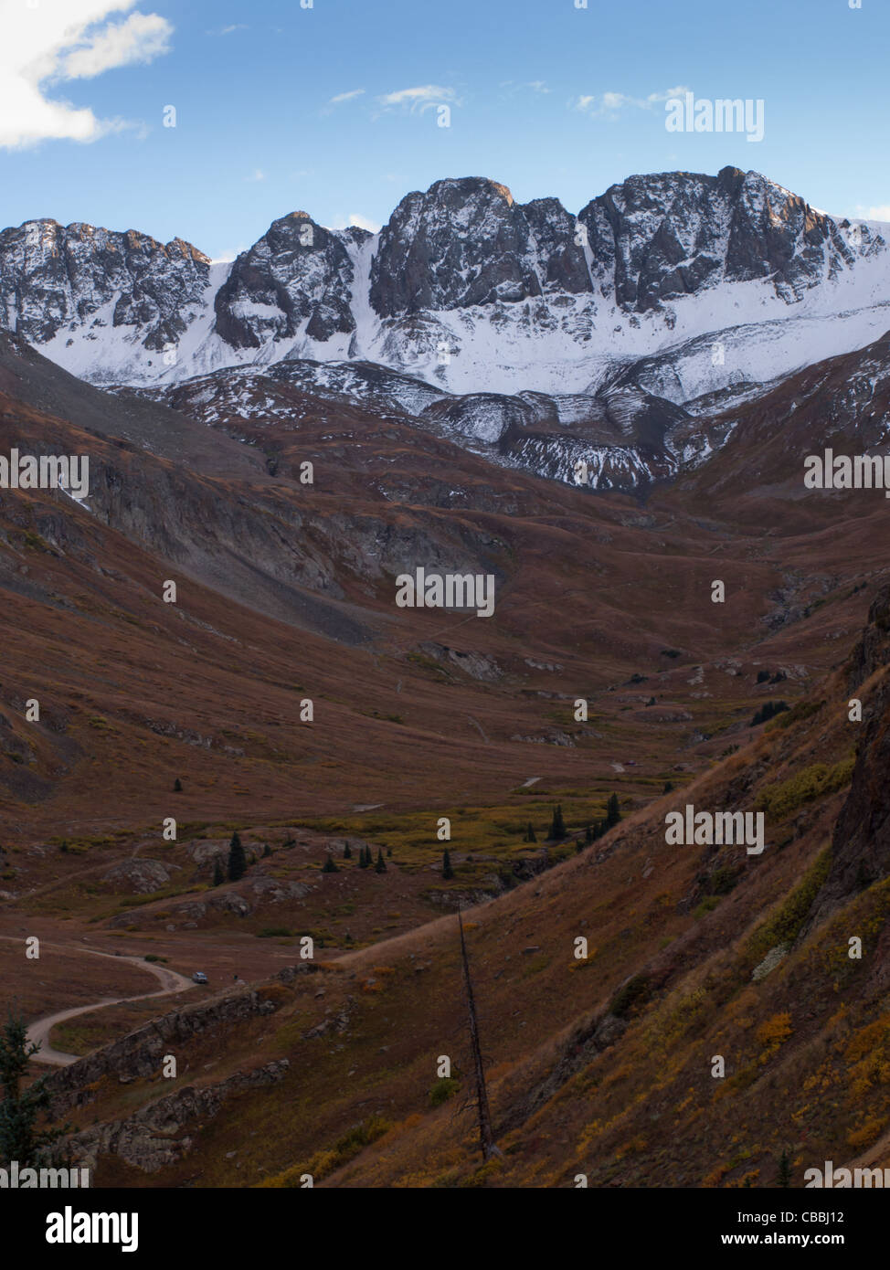 At the top of the Cinnamon Pass, Colorado Stock Photo - Alamy