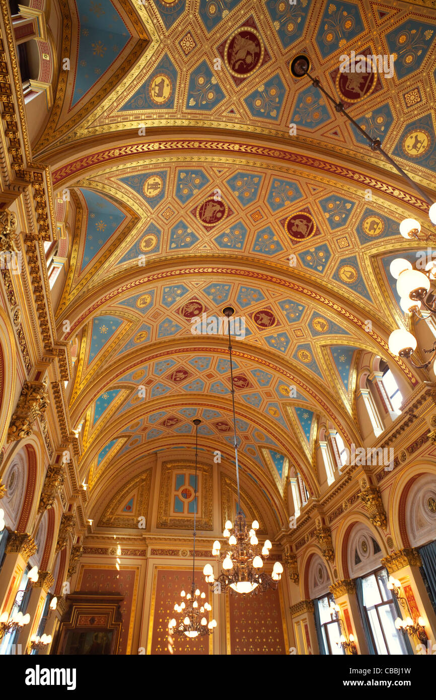 England, London, Whitehall, Foreign Office, The Locarno Reception Room ...