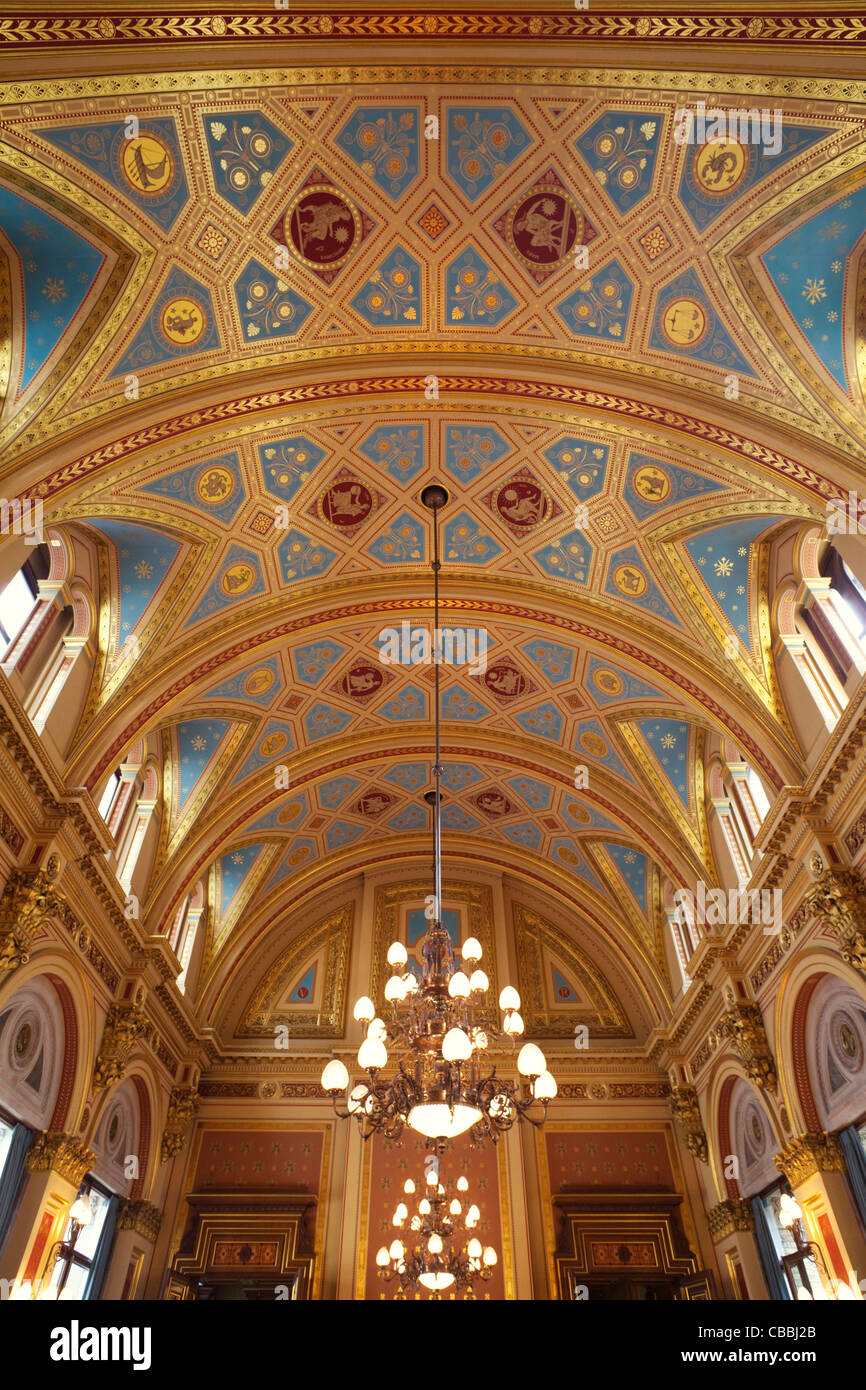 England, London, Whitehall, Foreign Office, The Locarno Reception Room ...