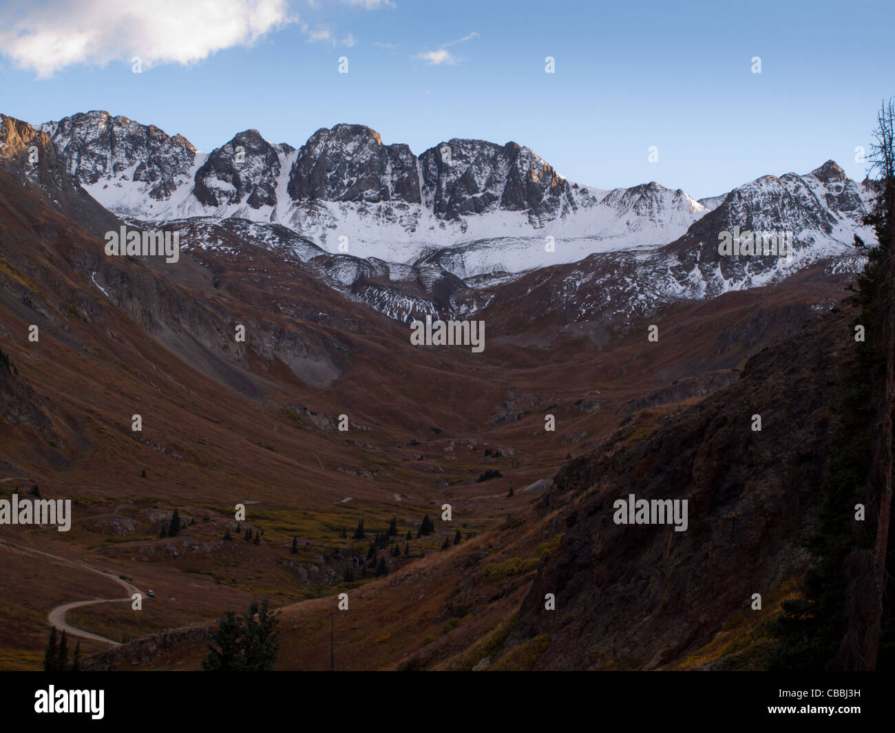 At the top of the Cinnamon Pass, Colorado Stock Photo - Alamy