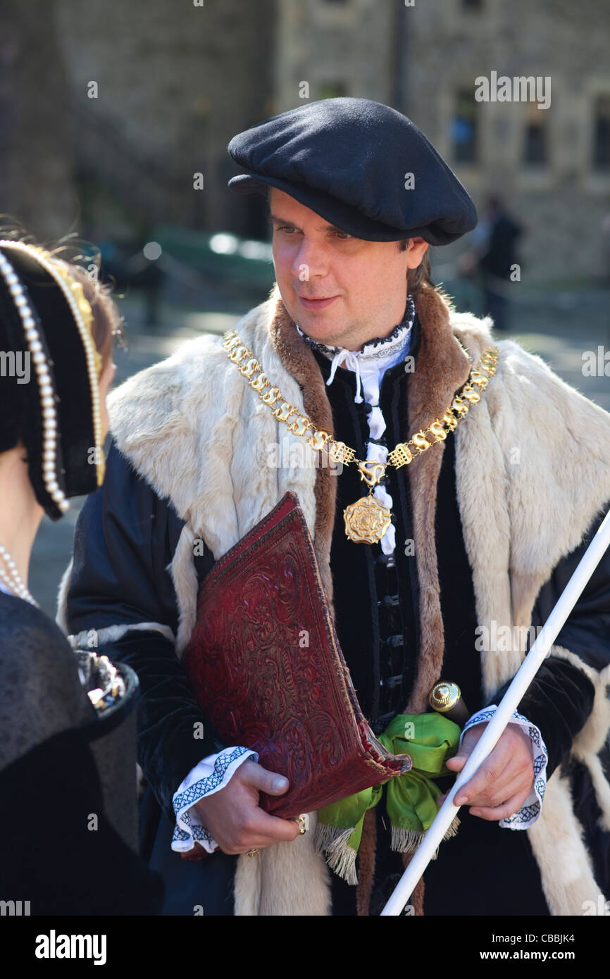 England, London, Tower of London, Actors in Period Costume from the ...