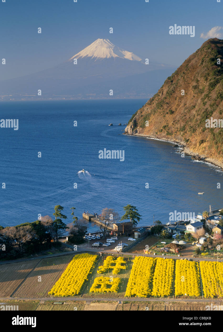 Suruga Bay and Mount Fuji, Numazu, Shizuoka, Japan Stock Photo - Alamy