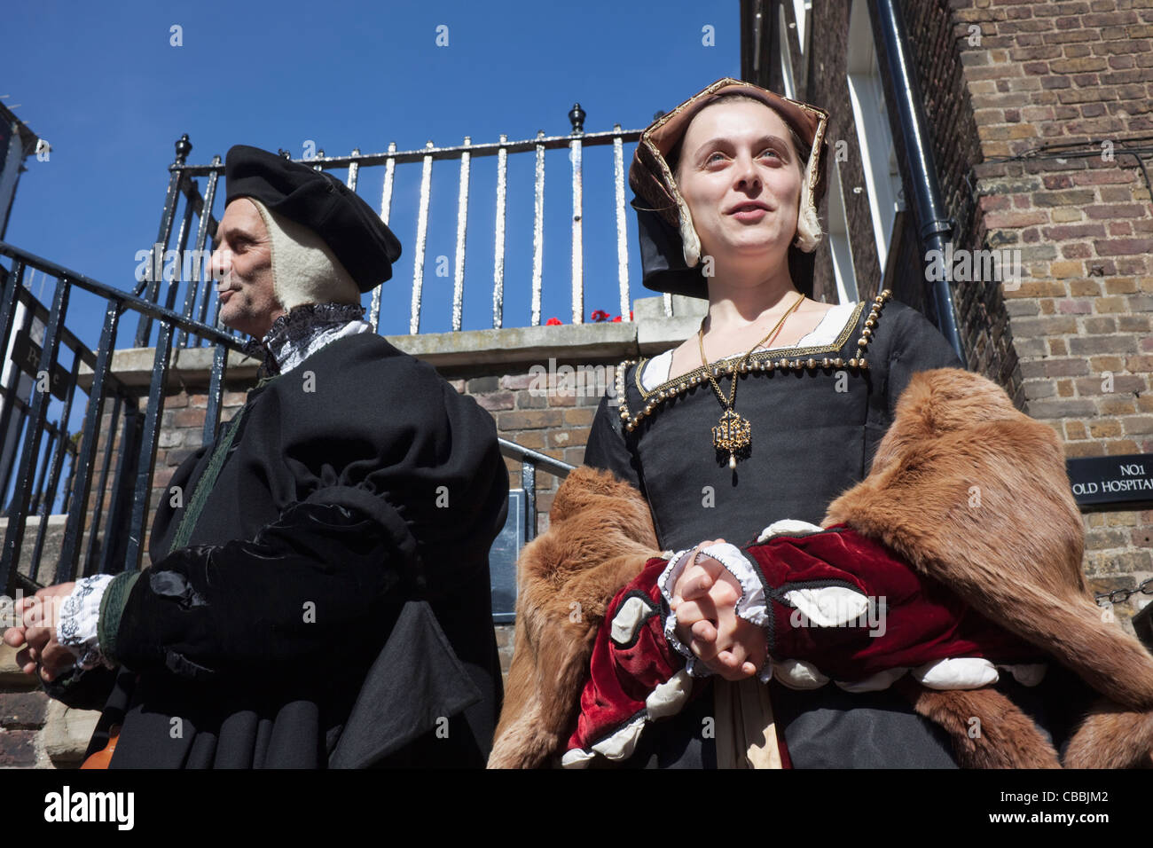 England, London, Tower of London, Actors in Period Costume from the ...