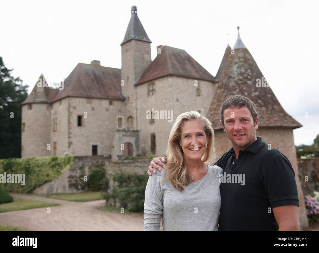 Two men medieval architecture hi-res stock photography and images - Alamy