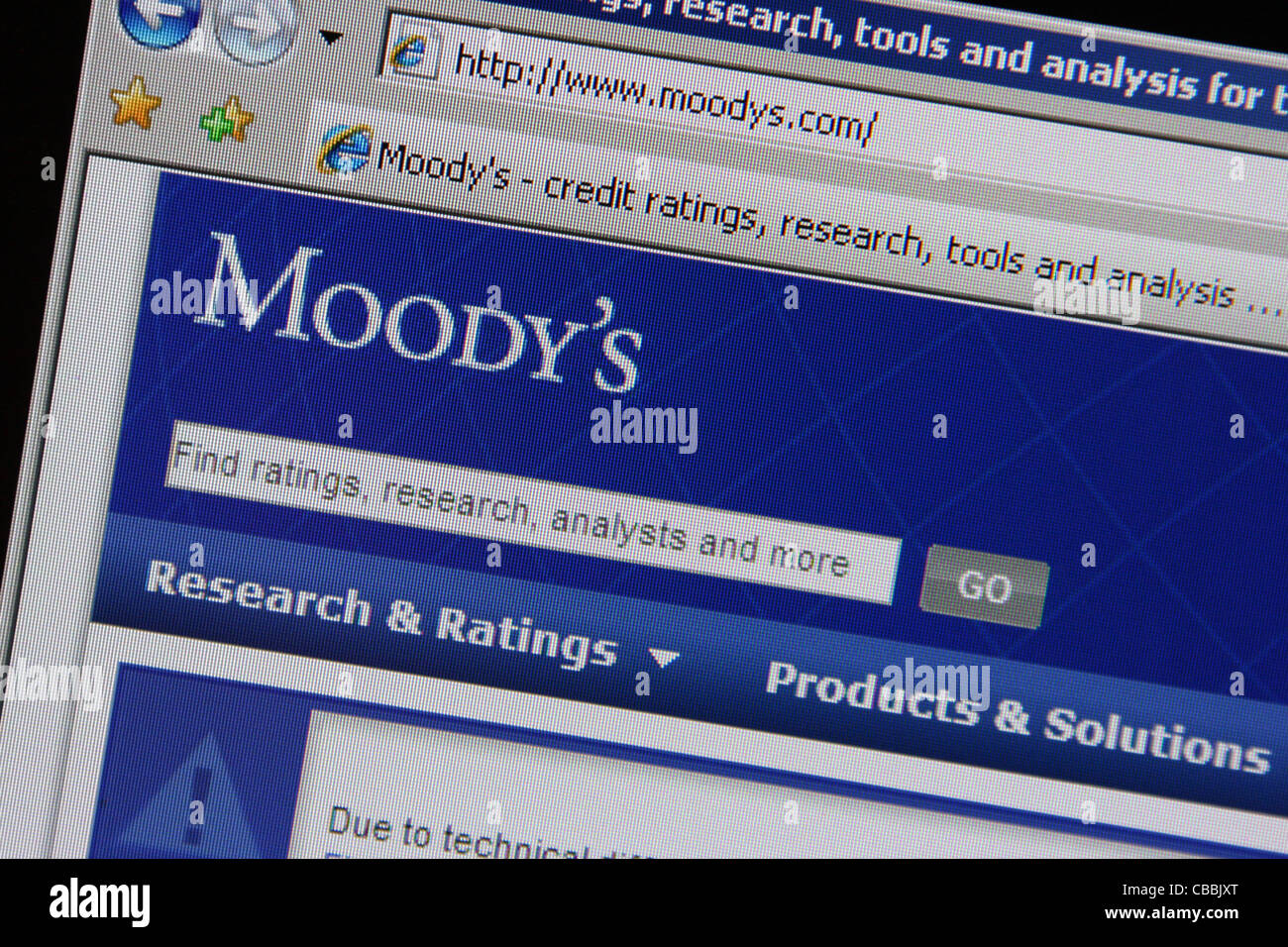 Moodys hi-res stock photography and images - Alamy
