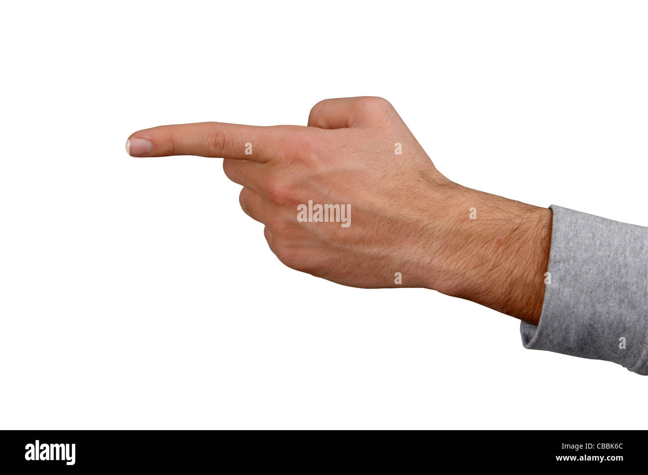 hand on white background Stock Photo - Alamy