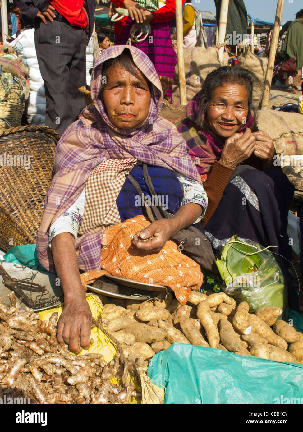 India, Meghalaya, Jaintia Hills, Shillong district, Ummulong Bazar, old ...