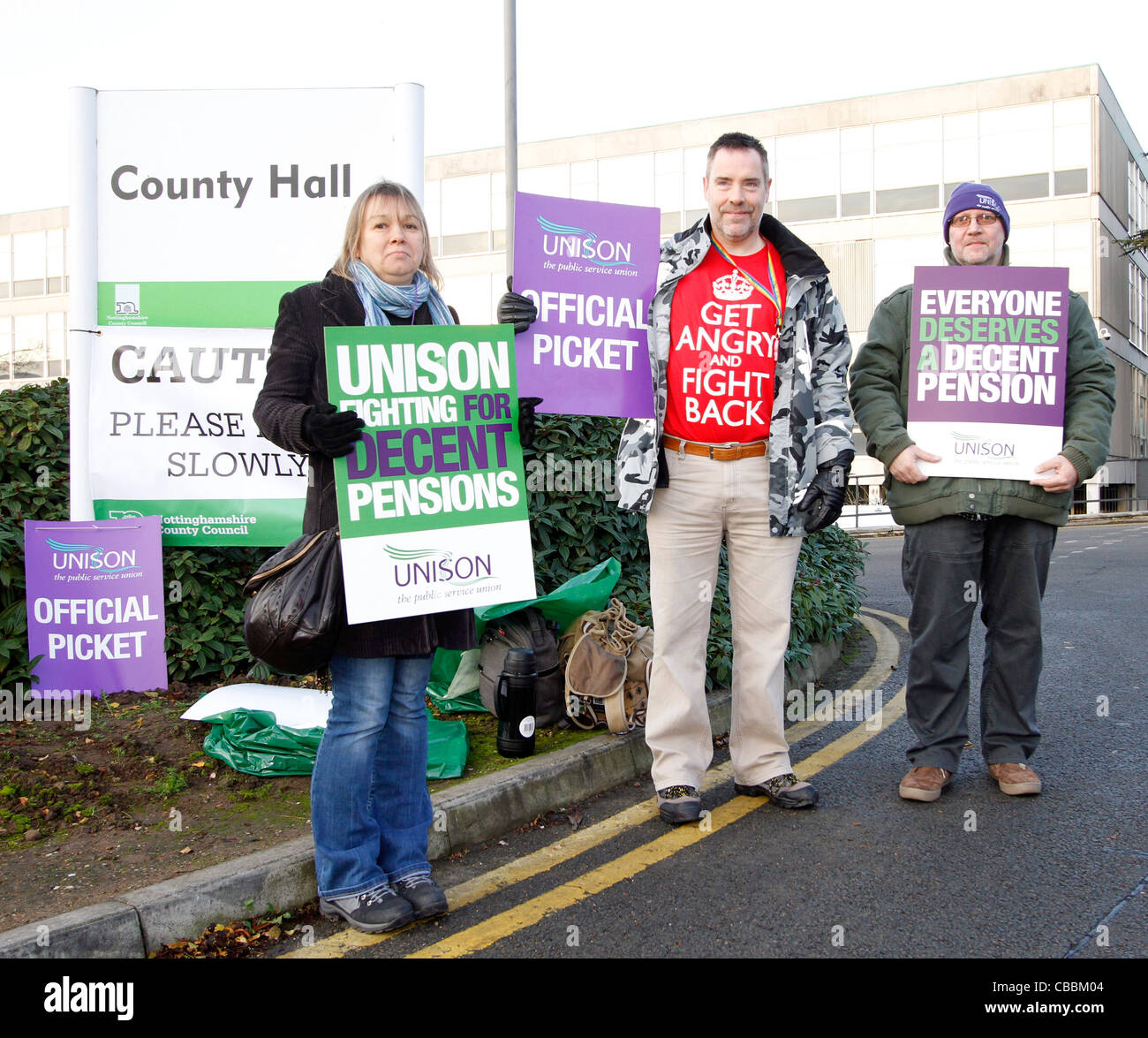Nottinghamshire County Hall - Gail Flack, Phil Smith and Phil Gunn on ...