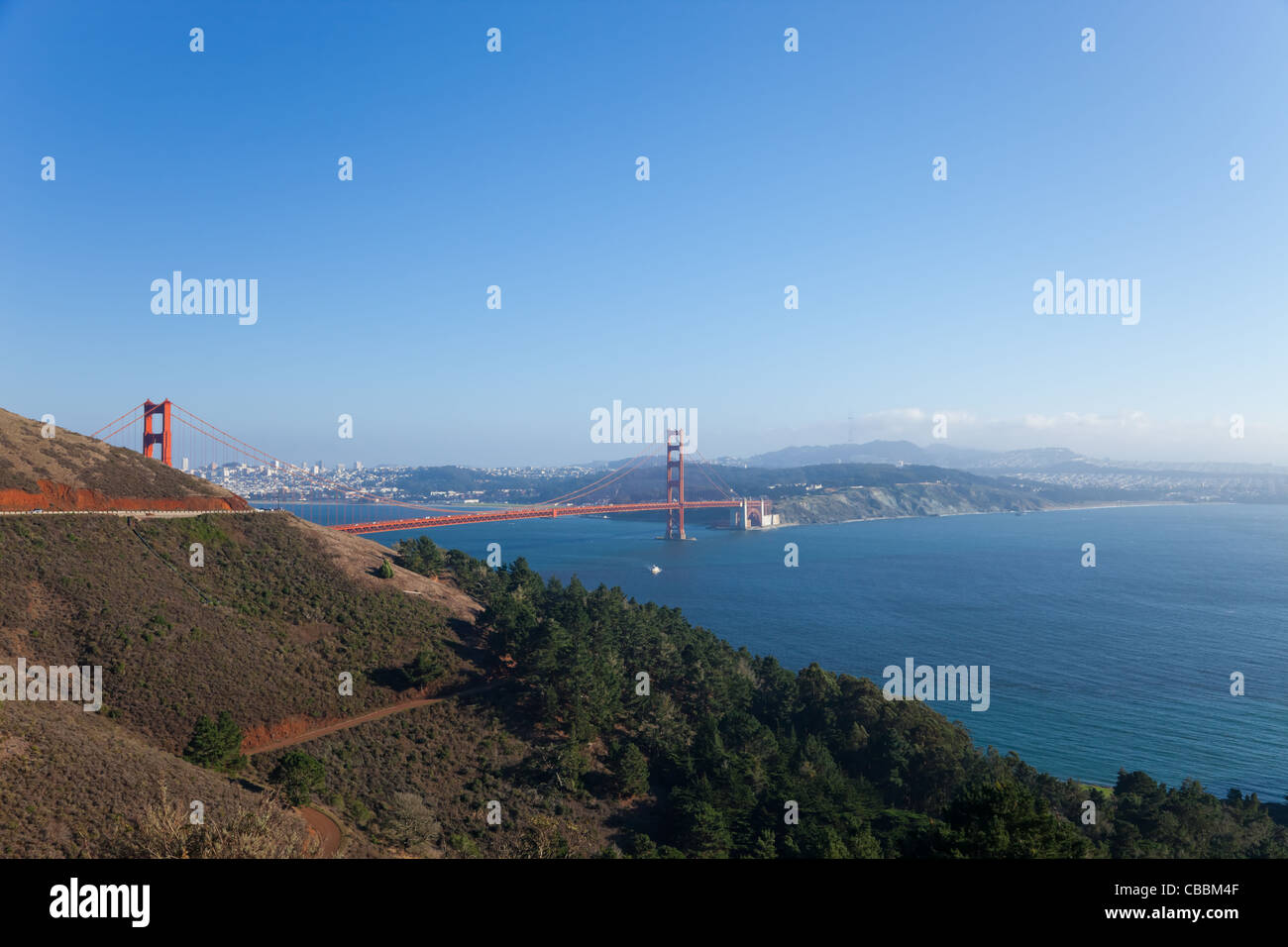 The Golden Gate Bridge in San Francisco bay Stock Photo - Alamy