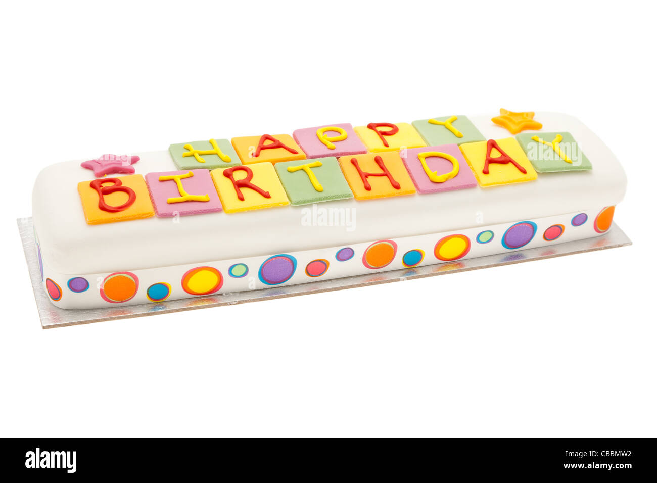 Birthday cake white background hi-res stock photography and images - Alamy