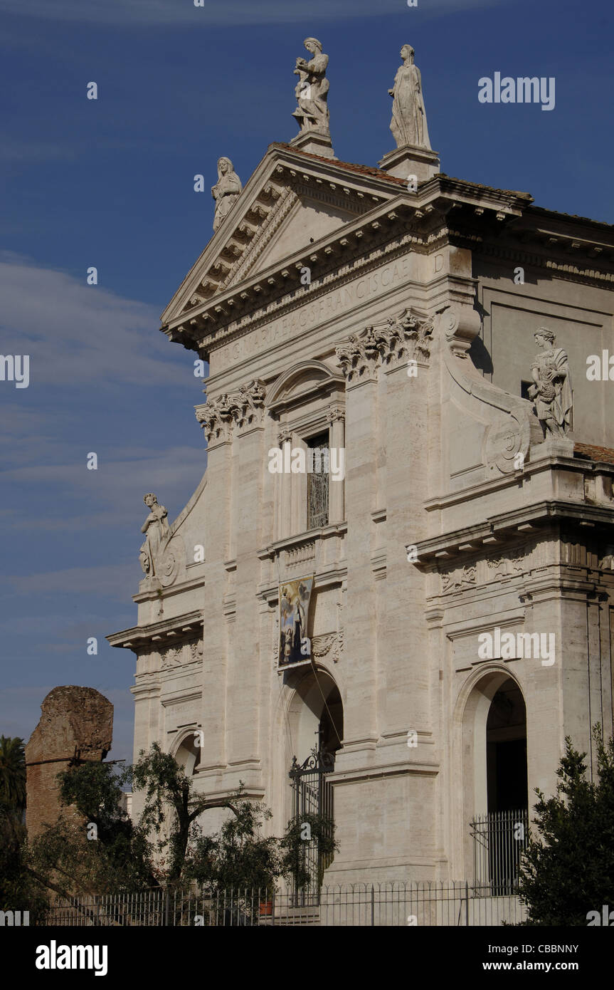 Italy. Rome. Church of Saint Frances of Rome, founded in 9th century ...