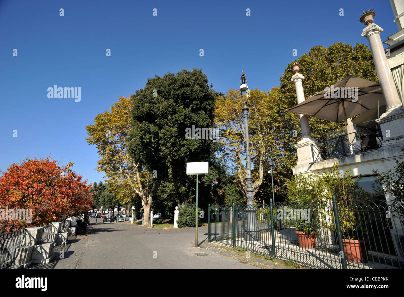 Villa borghese rome autumn hi-res stock photography and images - Alamy